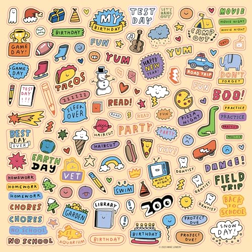 Kid's Awesome Activity Wall Calendar 2024: Includes 300+ Super Fun Stickers!