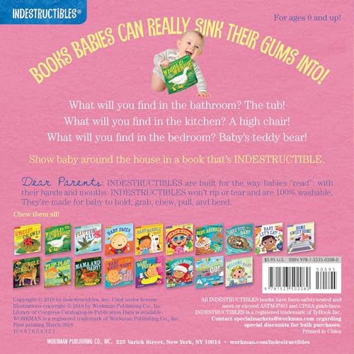 Indestructibles: Home Sweet Home: Chew Proof · Rip Proof · Nontoxic · 100% Washable (Book for Babies, Newborn Books, Safe to Chew)