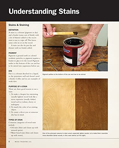 Wood Finishing 101, Revised Edition: The Step-By-Step Guide (Fox Chapel Publishing) Simple Finishes with Beginner-Friendly Instructions, Photos, Helpful Tips, and Advice for Woodworkers and Hobbyists