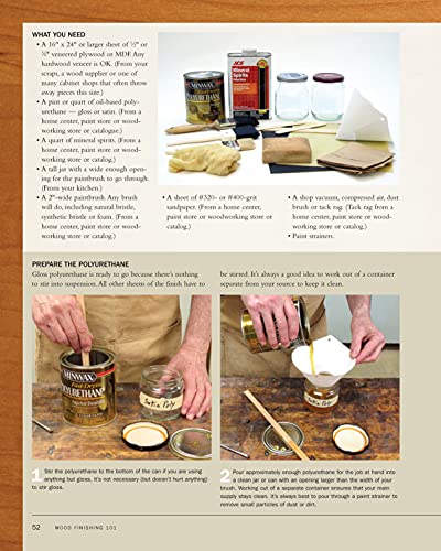 Wood Finishing 101, Revised Edition: The Step-By-Step Guide (Fox Chapel Publishing) Simple Finishes with Beginner-Friendly Instructions, Photos, Helpful Tips, and Advice for Woodworkers and Hobbyists
