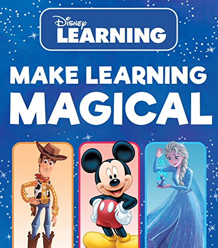 Disney Learning Let's Get Learning! Preschool Activity Book for Kids Ages 3-5, Pre K Wipe Clean Workbook With Letters, Numbers, Shapes, & Sight Words Activities, Reusable Sticker Book for Toddlers