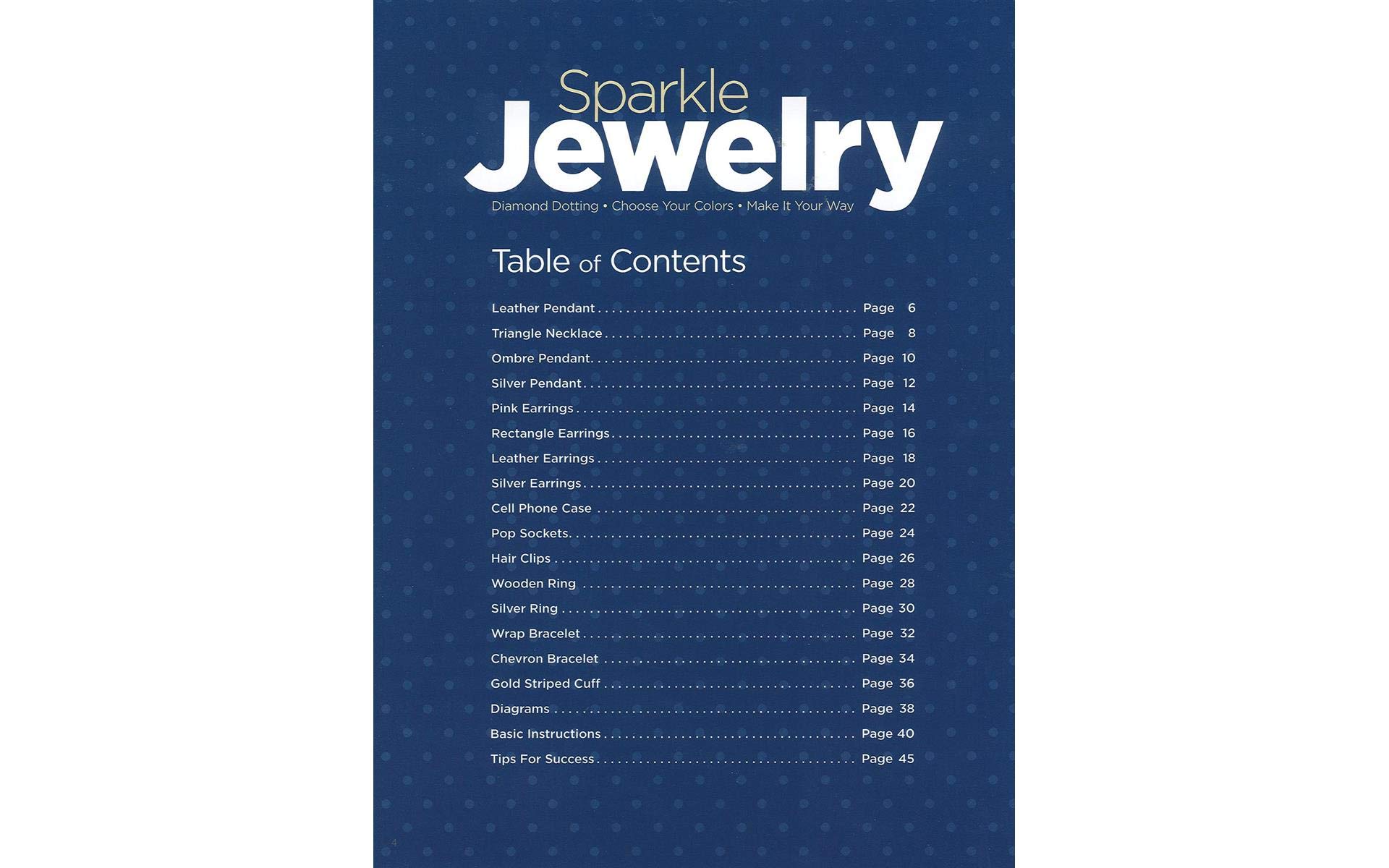 Diamond Art by Leisure Art - Simple Sparkle Jewelry Colorful Necklaces, Bracelets, and Earrings Designs