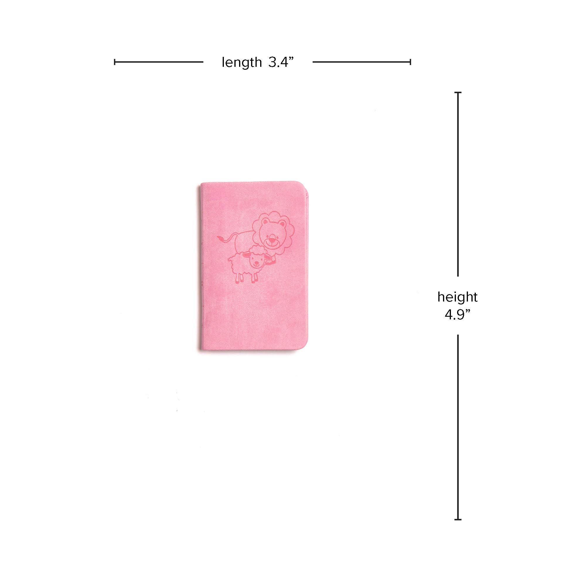 CSB Baby's New Testament with Psalms, Pink Imitation Leather, Red Letter, Presentation Page, Gift Box, Keepsake, Easy-to-Read Bible Serif Type