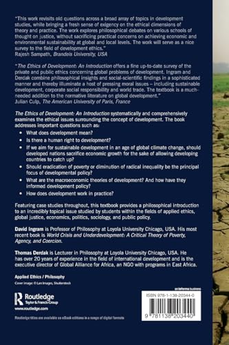 The Ethics of Development: An Introduction