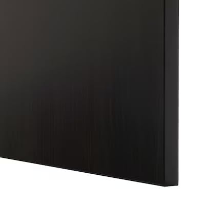 TV Unit,Black-Brown/Lappviken Black-Brown, 70 7/8x16 1/2x15 3/8 "