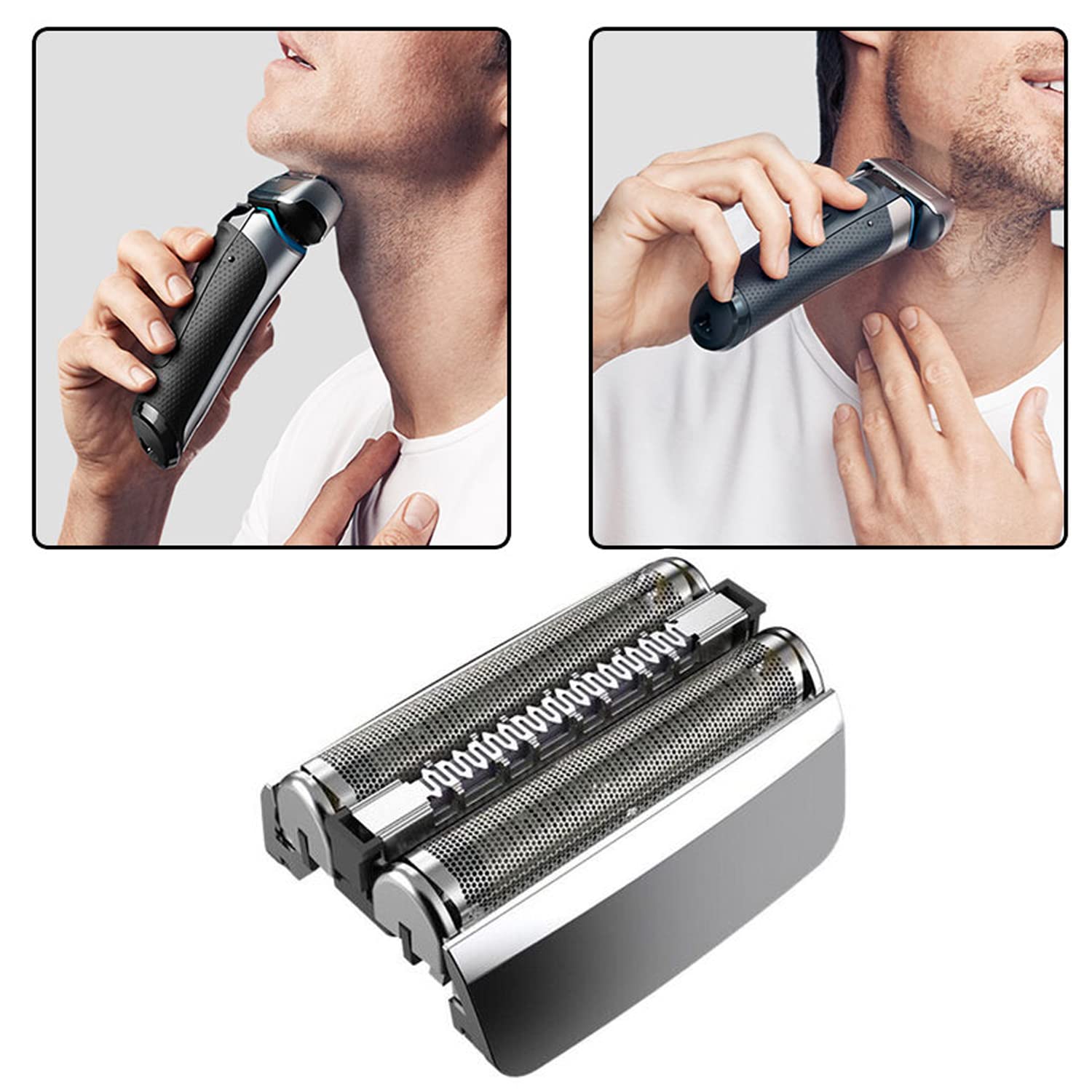 Suleto Series 8 83M Replacement Head Compatible with Braun Electric Shaver, 83M Series 8 Razor Head Replacement Shaving Blades Foil & Cutter Cassette for 8370cc, 8350s, 8320s, 8325s, 8340s, 8345s