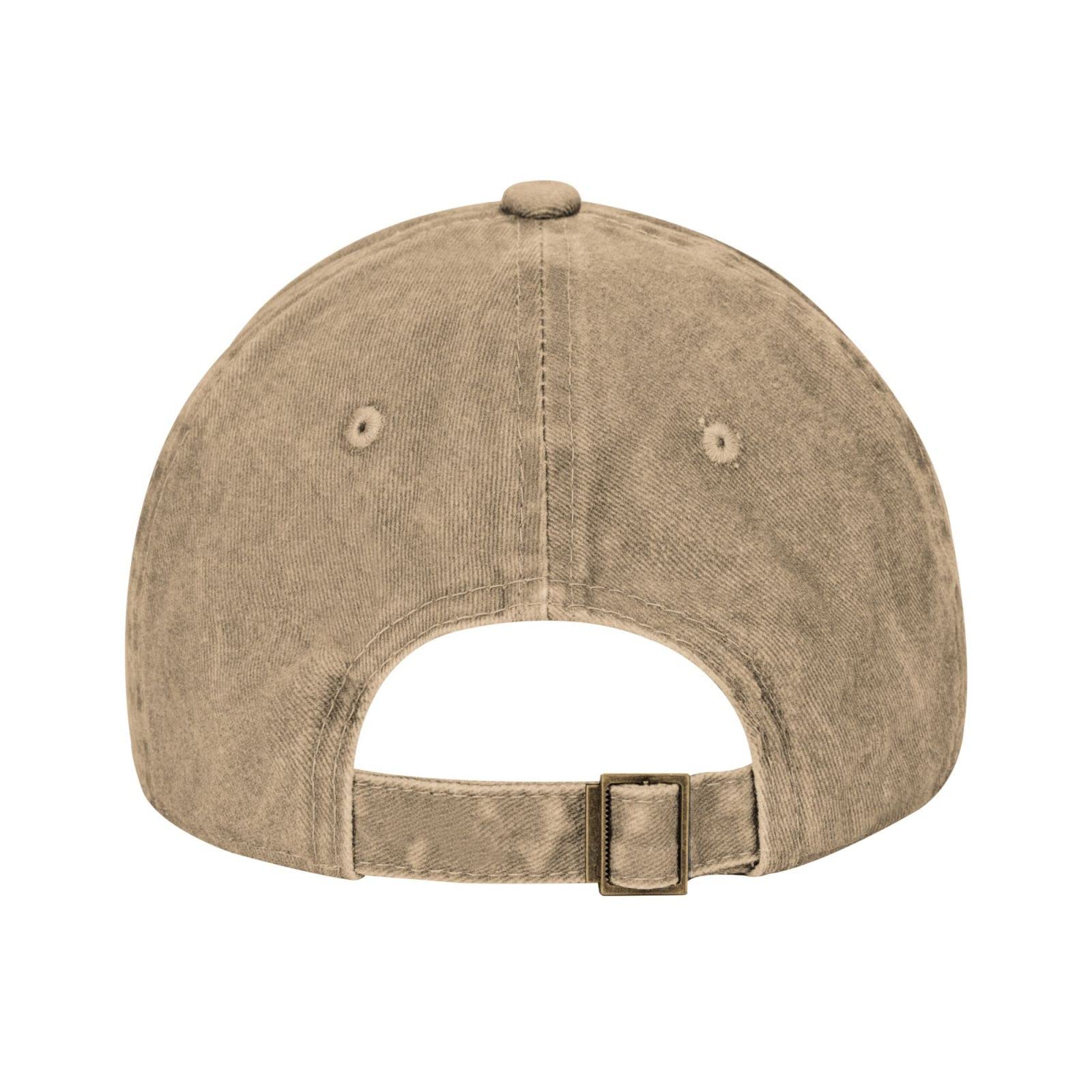 Ositerpz I'd Rather Be Ghost Hunting Hat Women Dad Hats with Design Hat Natural