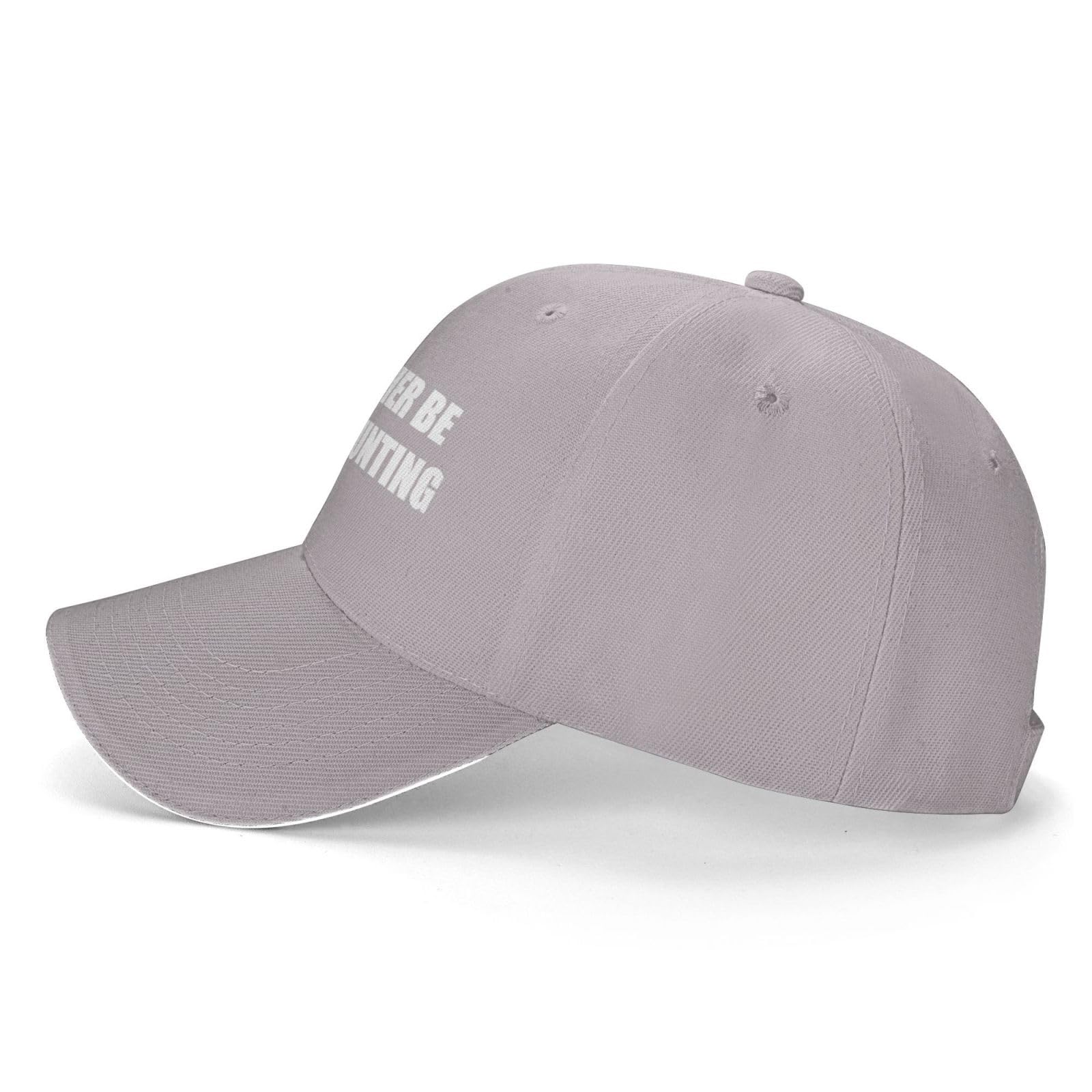 I'd Rather Be Ghost Hunting Funny Hats Adjustable Trucker Baseball Cap Sports Women Men Gray