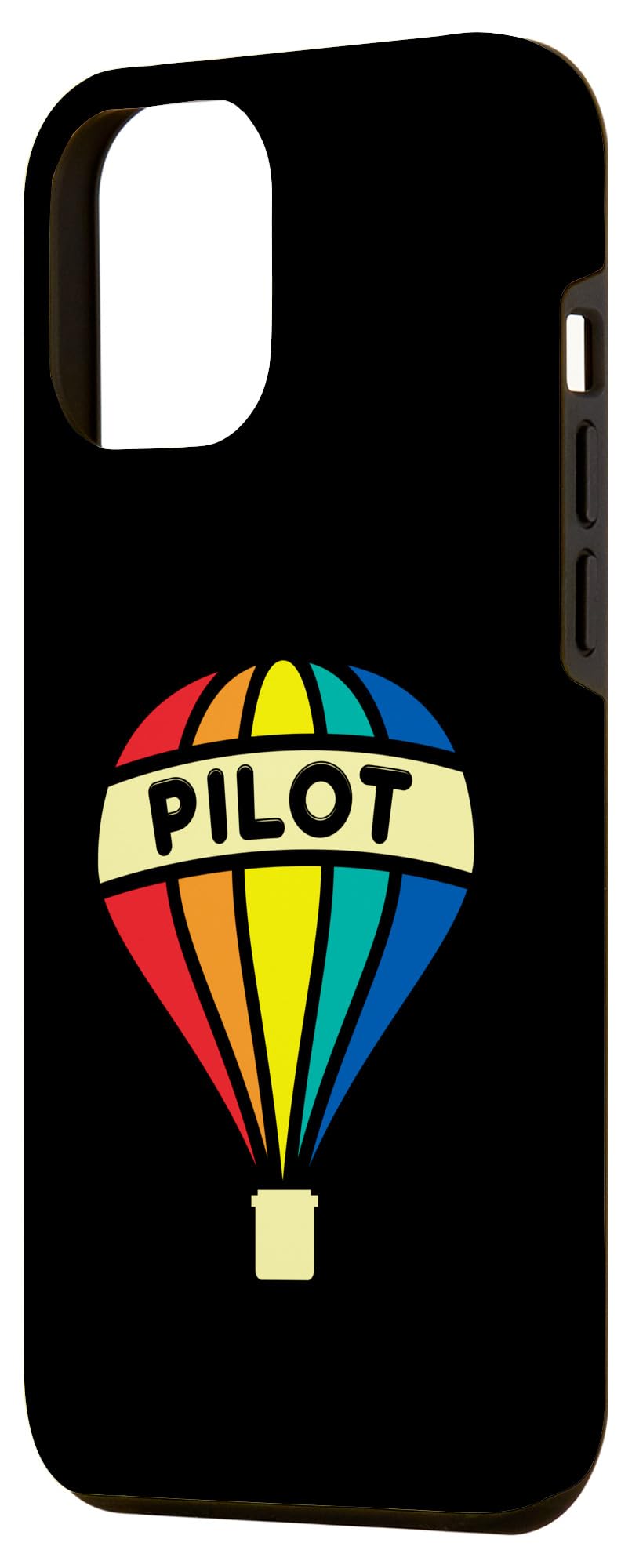 iPhone 15 Pro Max Vintage Pilot Hot Air Balloon | Flying Hot Air Ballooning Case