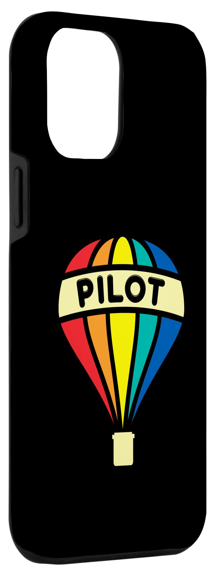 iPhone 15 Pro Max Vintage Pilot Hot Air Balloon | Flying Hot Air Ballooning Case