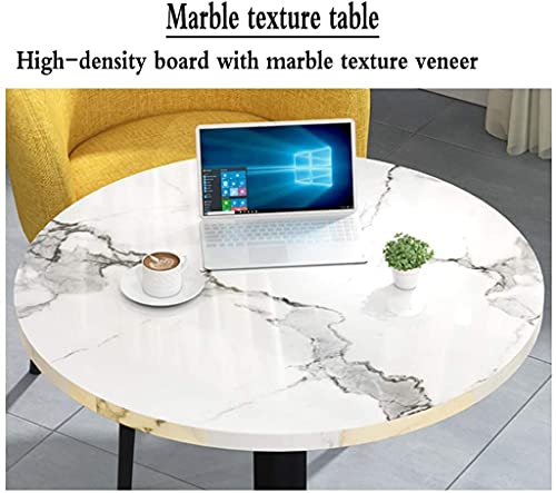 Office Reception Round Table- Conference Reception Room Coffee Table with Chair, Table and Chair Combination Reception Room Negotiating Table Clothing Bar Restaurant Beauty Salon Luxury Office Coffee