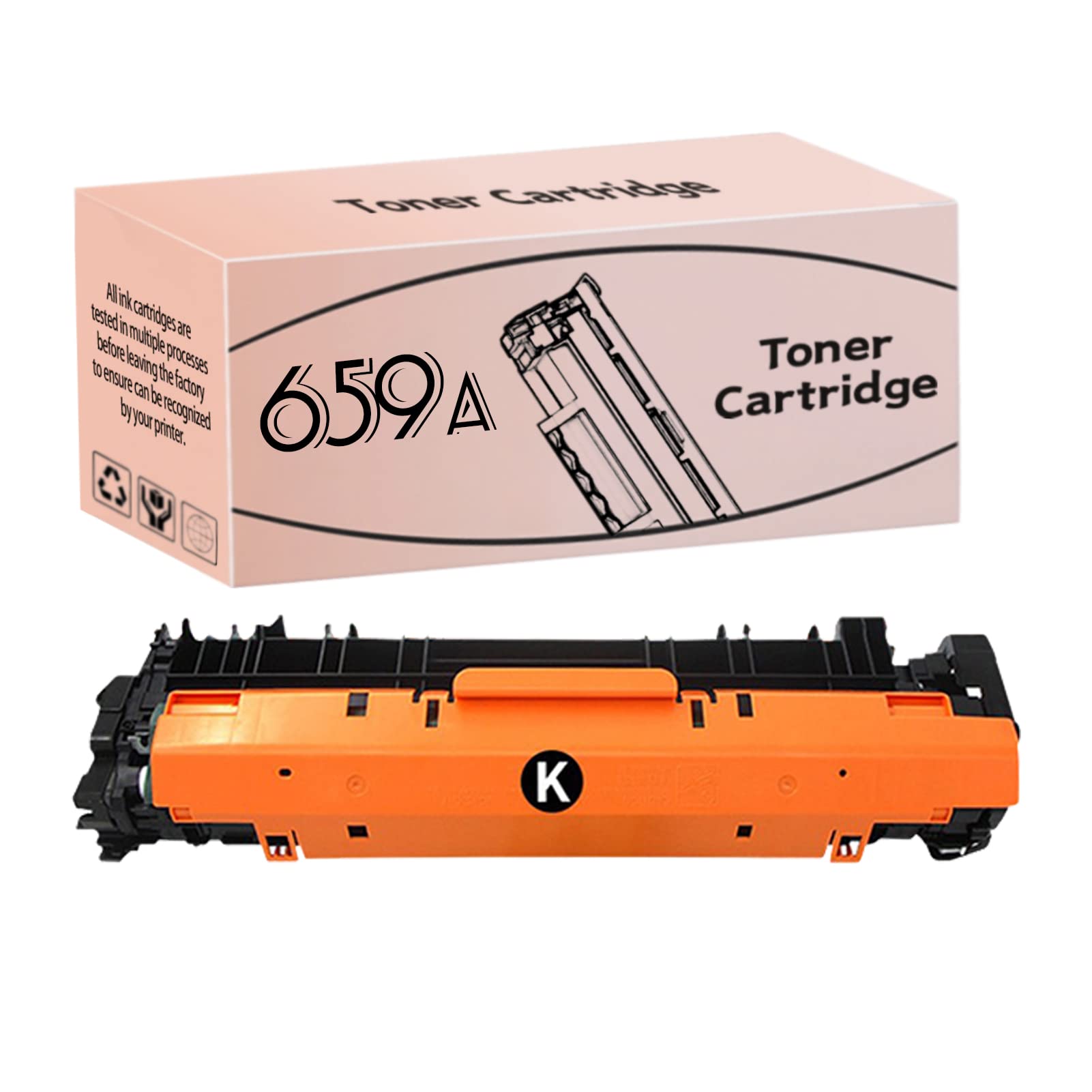Compatible for HP 207A Toner Cartridge Replacement for 207A W2210A W2211A W2213A W2212A Toner Cartridge for HP Laserjet Pro M255dw M255nw M282nw M283fdn M283fdw Black Ink