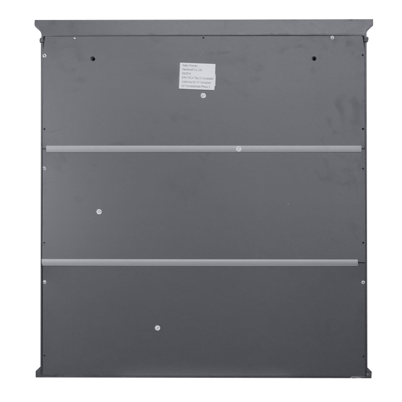 Flymatic [Product Double Door Wall Cabinet Grey] - Stylish Wall-Mounted Grey Finish Cabinet for Efficient Kitchen Storage and Organization Double Door Storage Cupboard with Versatile Hanging Design