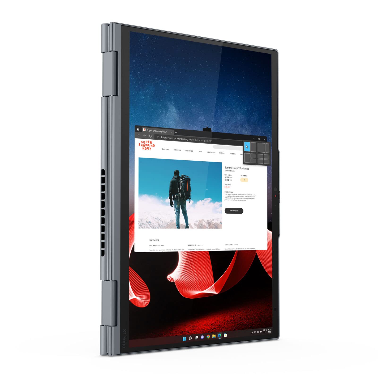 Lenovo ThinkPad X1 Yoga Gen 8 Intel Core i7-1365U vPro, 14" WUXGA (1920x1200) IPS, Touchs, 400 nits, 32 GB RAM, 2TB SSD, Backlit KYB Fingerprint Reader, Windows Pro 5G WWAN