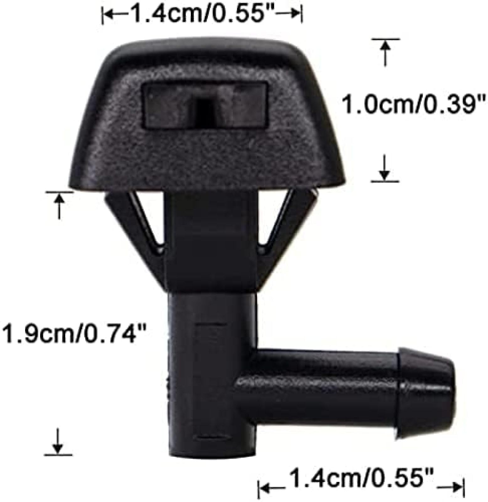 BOLNEY 2pcs Car Front Window Windscreen Wiper Washer Nozzles Jet Wiper Nozzle,for Volvo S60 I (384) 2000-2010 30655606 8620256,Car Wiper Nozzles