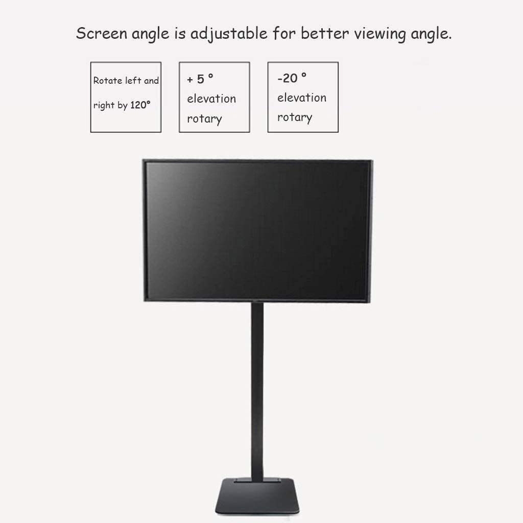 TV Brackets for Wall Mount Tall TV Stand for 65 Inch TV Corner Unit,Black Adjustable Heavy Duty Swivel Universal Floor Stands for for Plasma/LCD/LED OLED TVs