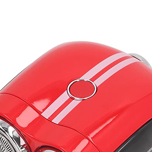 Electric Beard Trimmer, Zinc Alloy Mini Electric Shaver IPX7 Wet and Dry Dual Use for Traveling (Red)