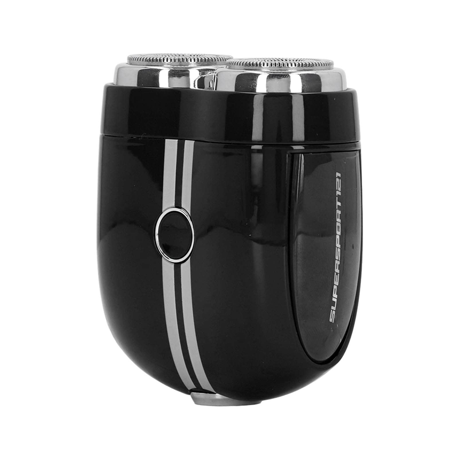 VINGVO Electric Mini Beard Shaver, Type C Charging Wet Dry Dual Use IPX7 Electric Beard Clipper for Travelling (Black)