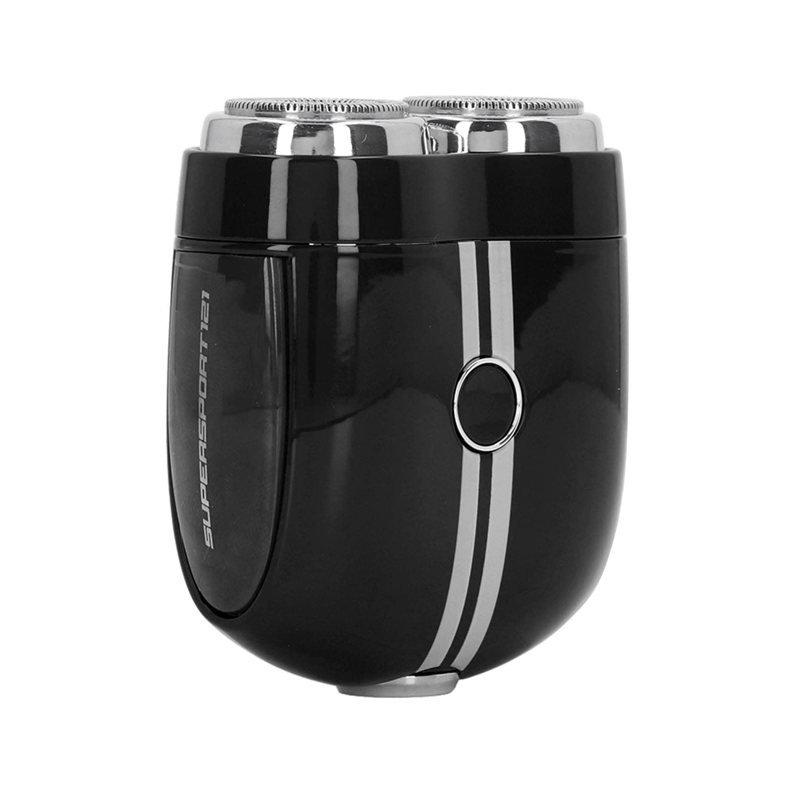 VINGVO Electric Mini Beard Shaver, Type C Charging Wet Dry Dual Use IPX7 Electric Beard Clipper for Travelling (Black)