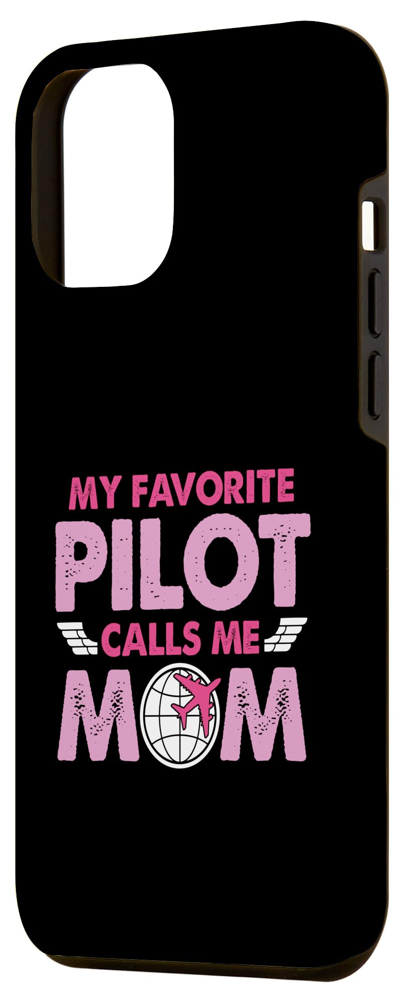 iPhone 14 Pro Max Pilot Calls Me Mom Airplane Aviation Helicopter Graphic Case
