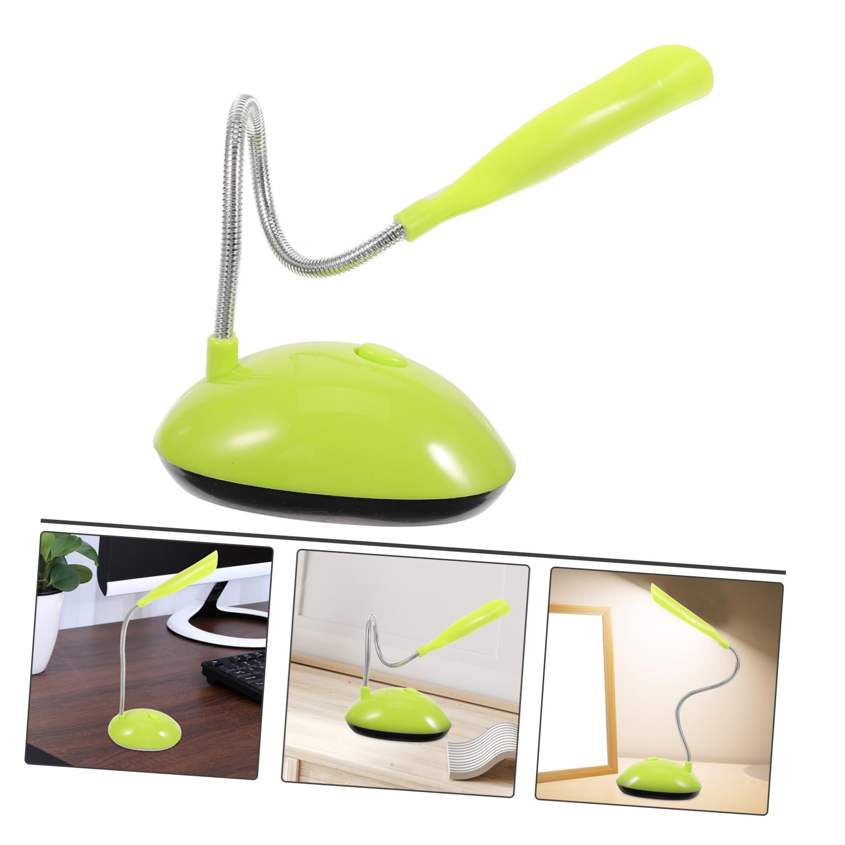 HEALEEP Led Night Lamp for Bedroom Battery Operated Folding Desk Light Portable for Study and Reading