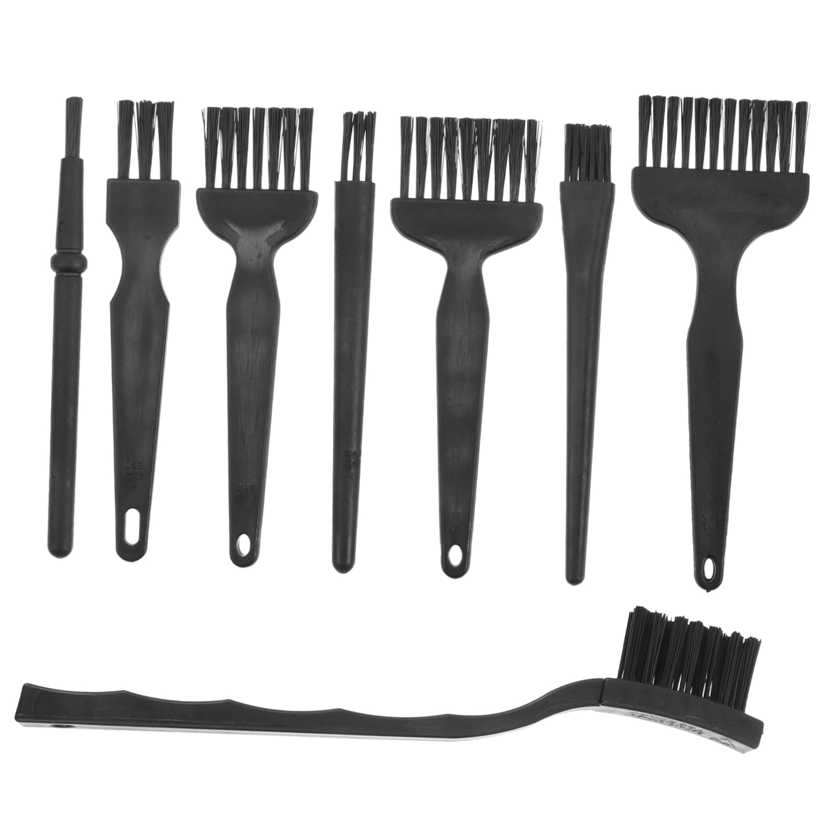 FOMIYES 3sets Razor Cleaner Brush Set Sturdy Non-shedding Brush for Shaver Razor Trimmer Cleaning Supplies 8pcs*3