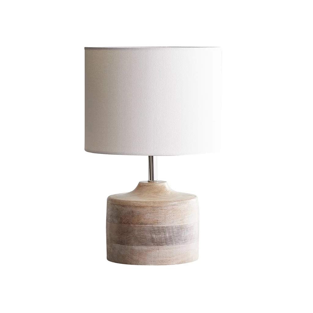 VejiA Bedside Lamps, Solid Desk Lamp, Retro Old Craft Reading Lamp Cafe Western Restaurant Desktop Decorative Lights E27 Cloth Lampshade Reading Lamp/a/22 * 22 * 38Cm (a 22 * 22 * 38Cm