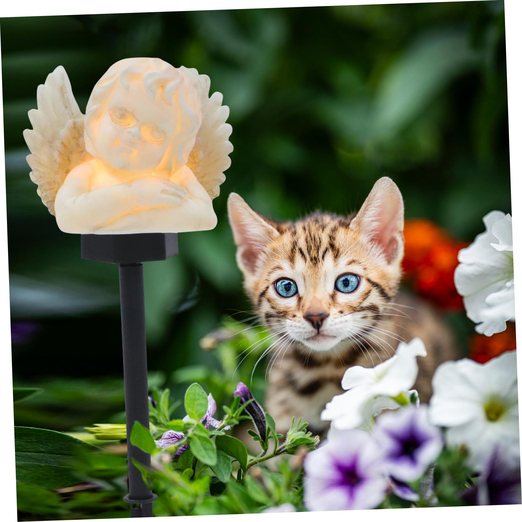 OSALADI Xmas Outdoor Decorations Christmas Decor Solar Lights for Outside Garden Lamp Waterproof Ground Pathway Lamp
