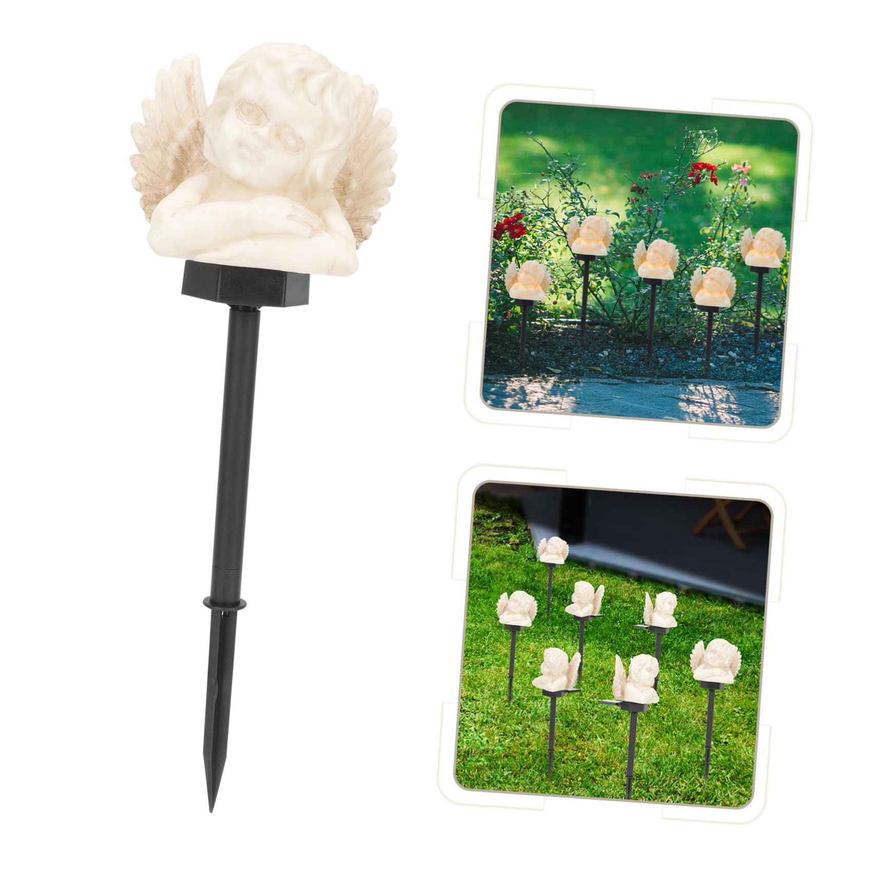 OSALADI Xmas Outdoor Decorations Christmas Decor Solar Lights for Outside Garden Lamp Waterproof Ground Pathway Lamp
