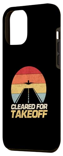 iPhone 15 Pro Max Vintage Cleared For Takeoff Aviation Aviator Airline Pilot Case