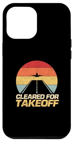 iPhone 15 Pro Max Vintage Cleared For Takeoff Aviation Aviator Airline Pilot Case