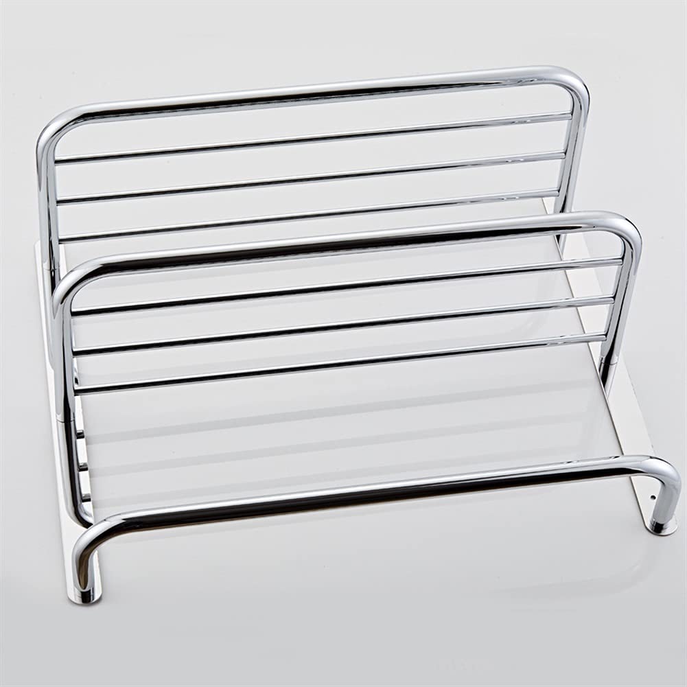 Towel Rack Bathroom Towel Rack, Bath Towel Bar, Chrome Three Tier Towel Hanger, SUS 304 Towel Holder Fixed Bath Towel Holder Bath Shelves Towel Rail Towel Shelf