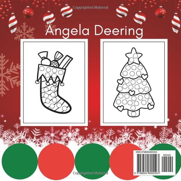 100 Christmas Dot Marker Activities: 8.5 x 8.5 inch Activity Book for Kids, Ages 2+