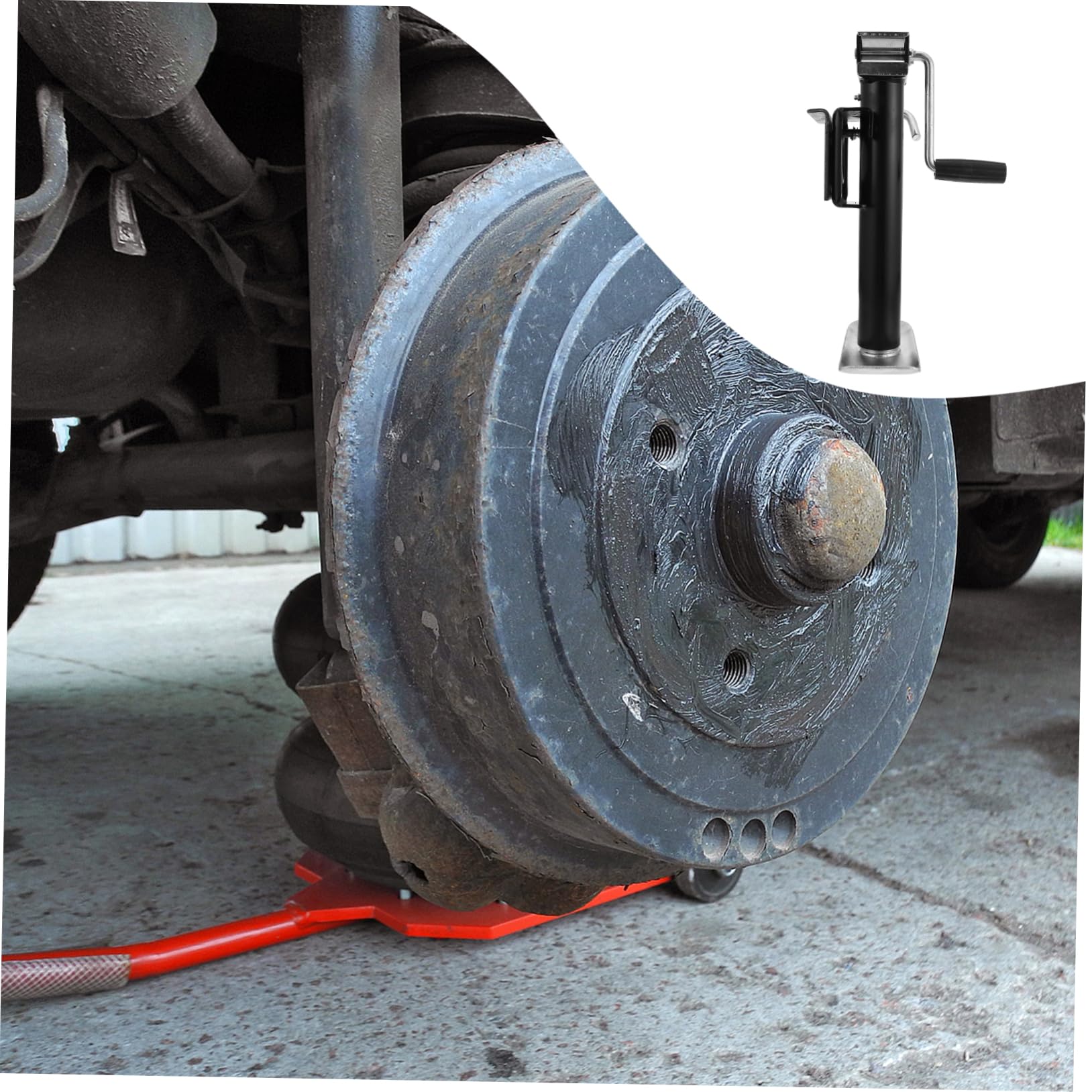 ERINGOGO Practical Car Lifting Jack Stabilizer 900kg Capacity Compact Design for Rv and Trailer Support