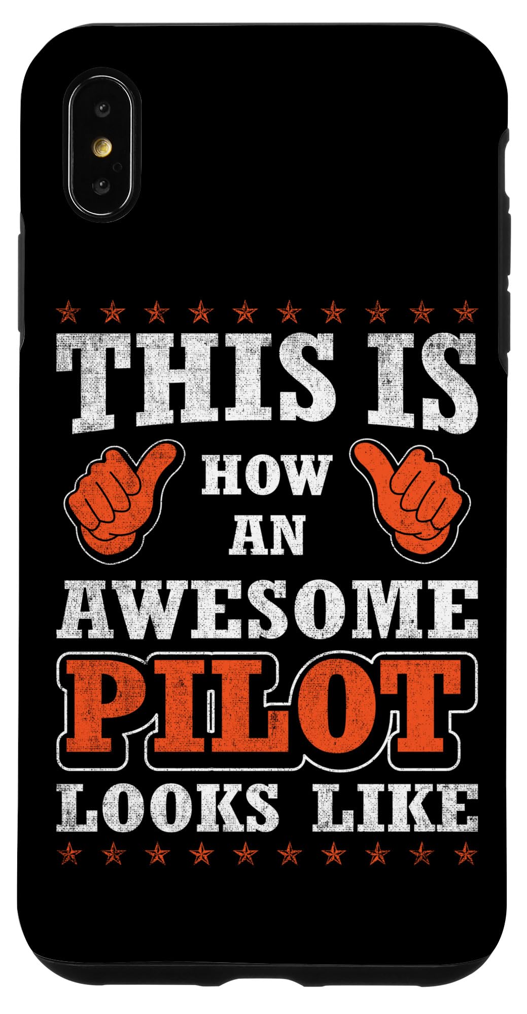 iPhone XS Max Funny Profession Quote Awesome Pilot Case