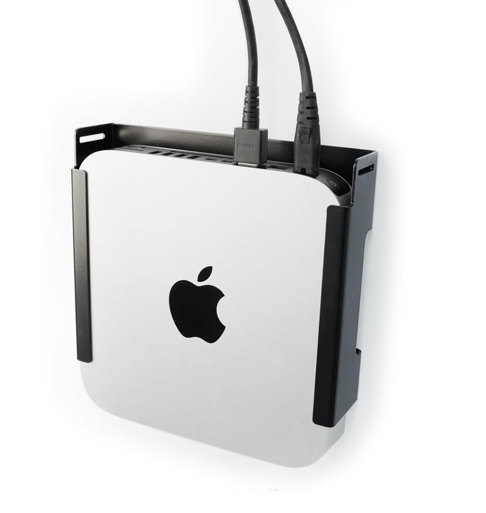 New for MacMini PC Wall Mount Under Desk Holder Bracket, Compatible with for Apple Mac Mini M1 M2 Pro M3 2022 2023 A1347 Desktop Computer, Enhanced Full Steel Two Modes Support Stand Rack