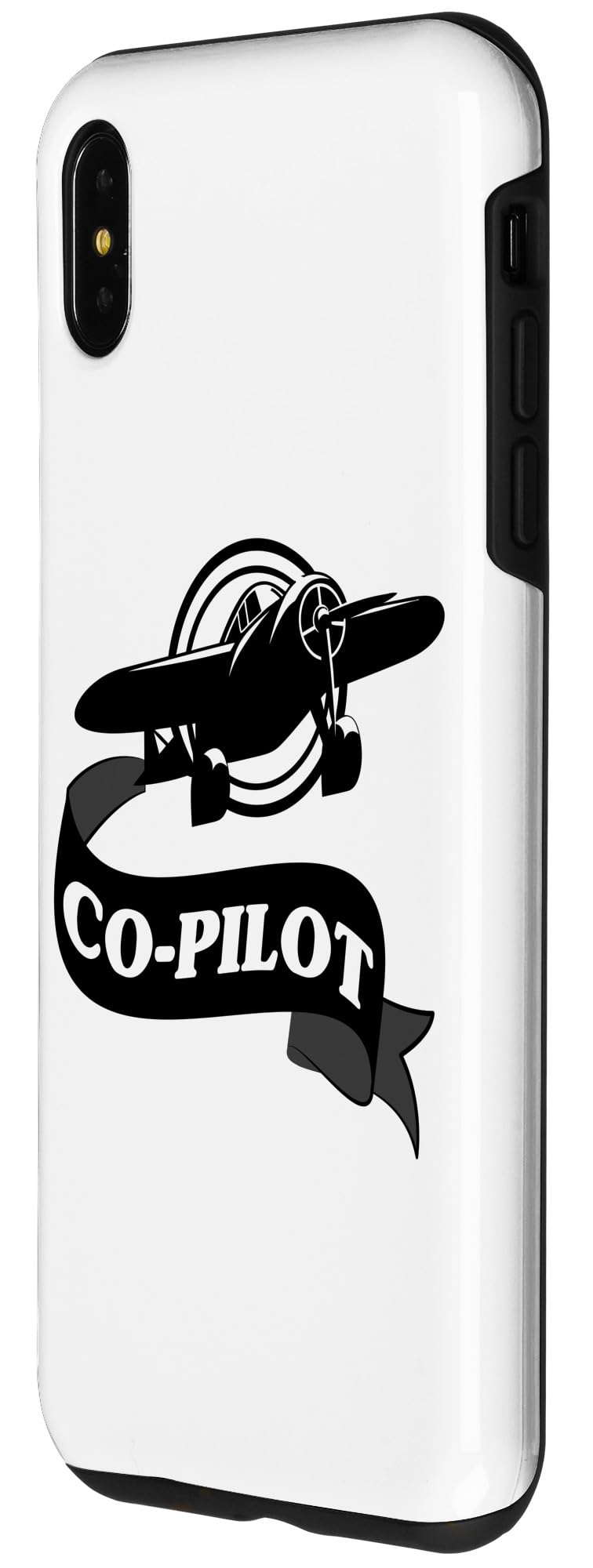iPhone XS Max Vintage Flying Pilot Aircraft Co-Pilot Airplane-themed appar Case