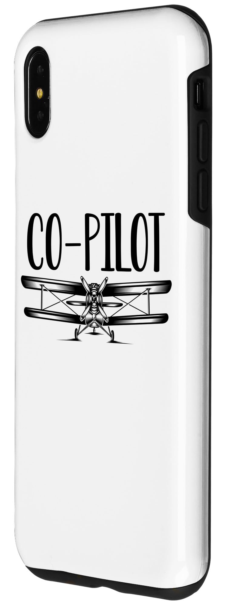 iPhone XS Max Vintage Airplane Flying Pilot Aircraft Co-Pilot Aviation-the Case