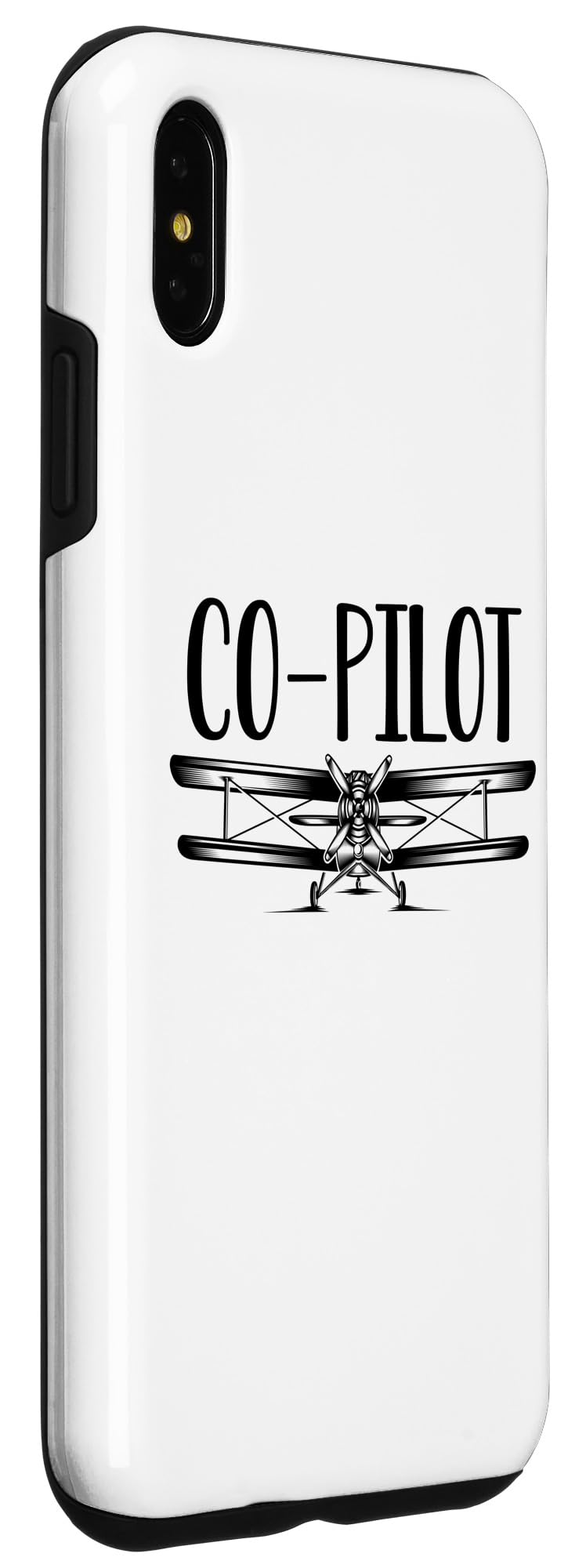 iPhone XS Max Vintage Airplane Flying Pilot Aircraft Co-Pilot Aviation-the Case