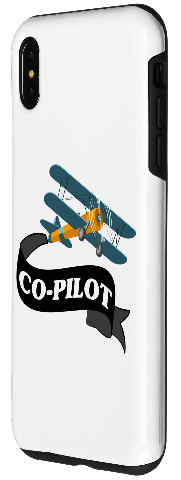 iPhone XS Max Vintage Flying Pilot Aircraft Co-Pilot Airplane-themed appar Case