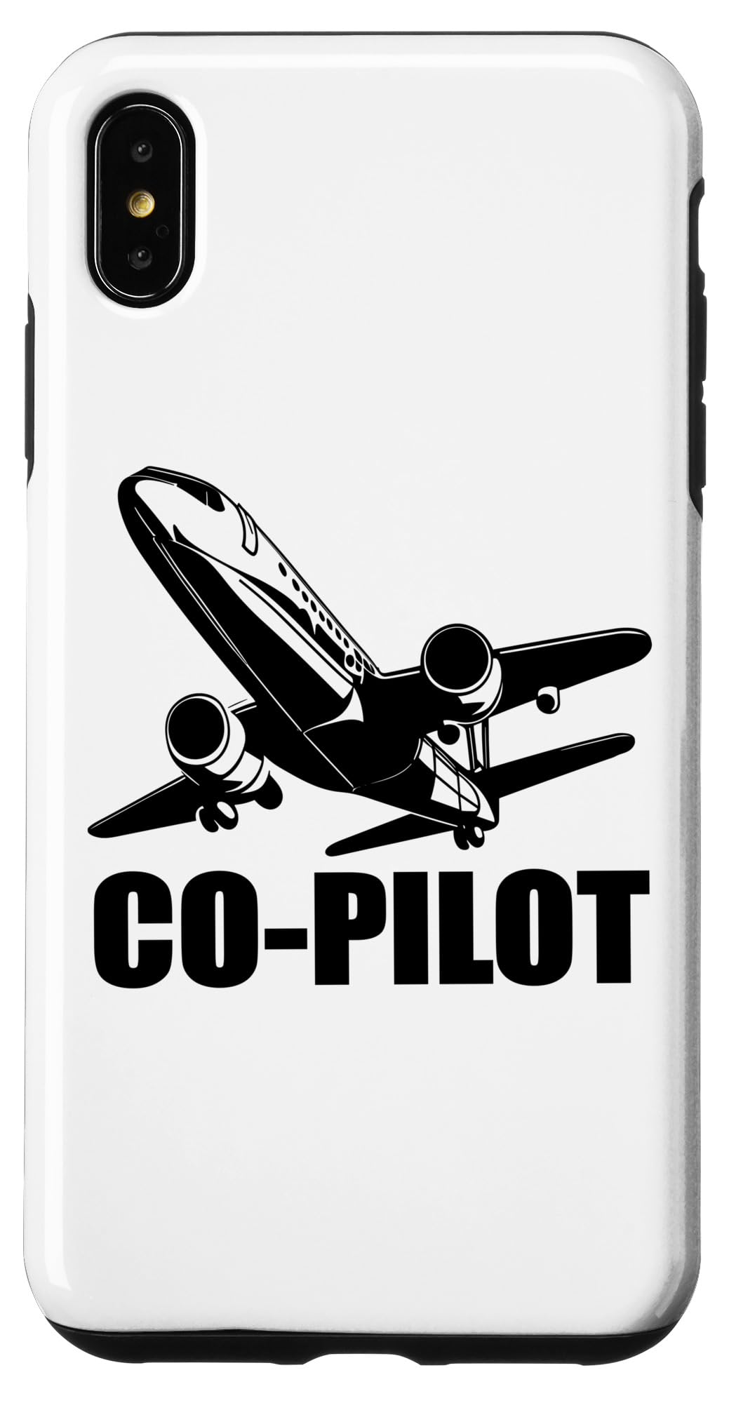 iPhone XS Max Vintage Airplane Flying Pilot Aircraft Co-Pilot Aviation-the Case