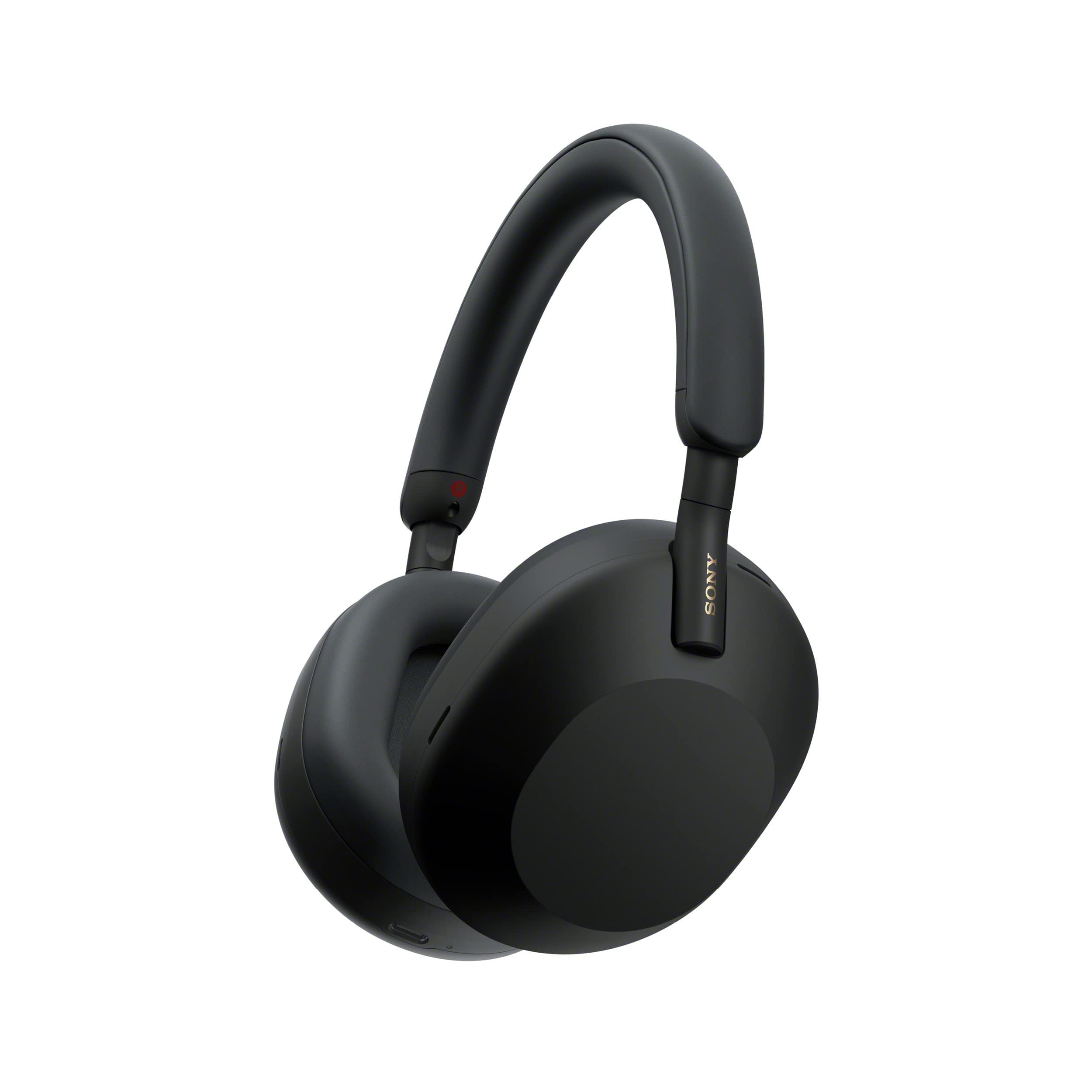 Sony WH-1000XM5 The Best Wireless Noise Canceling Headphones with Auto Noise Canceling Optimizer & 3.5” LCD Vlog Monitor with Mount and USB-C Cable