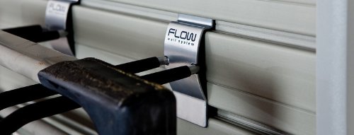 Flow Wall FSH-036-4 8-Inch Hook Add-on Accessory for Garage Organization Systems, Silver