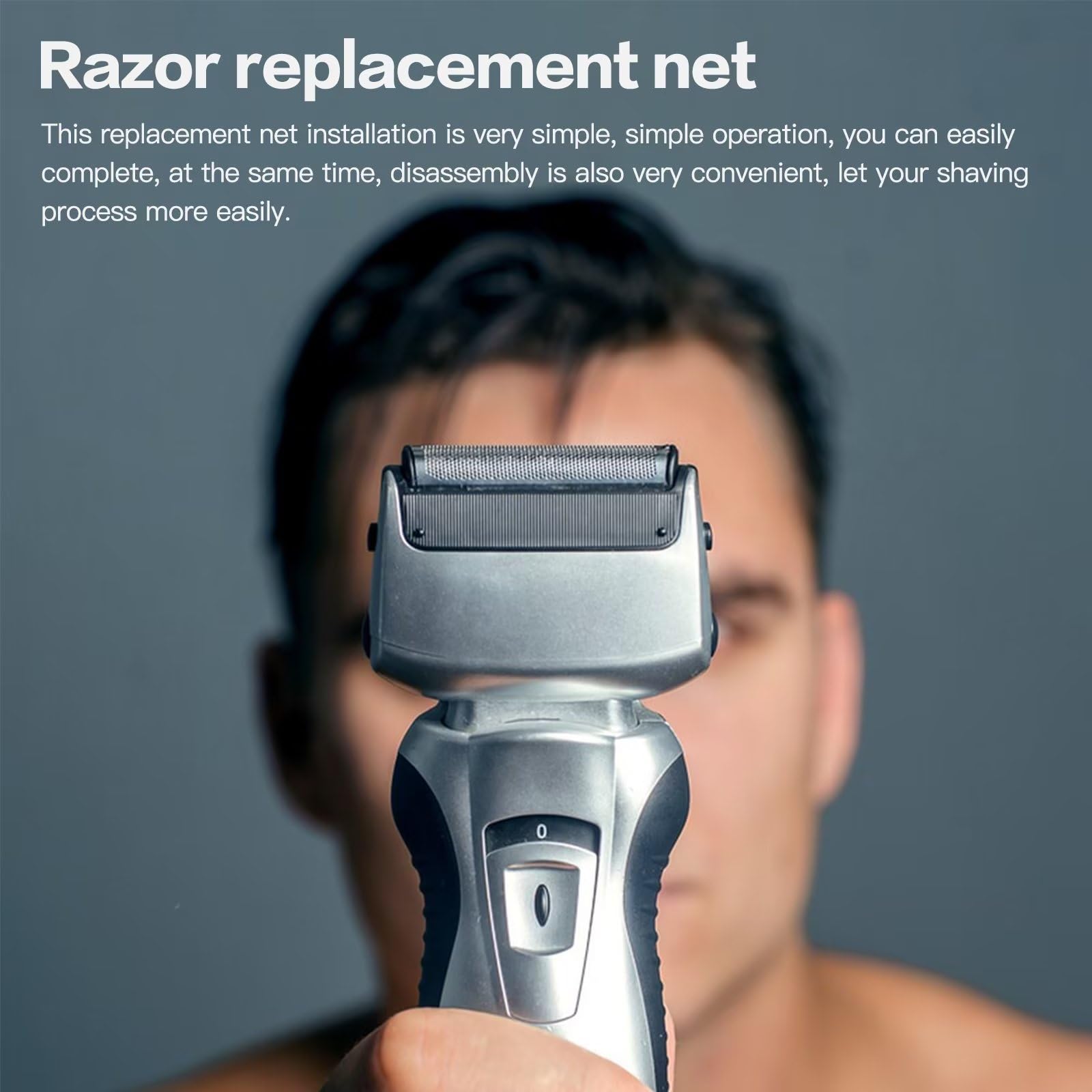 MEILIANJIA Men's Electric Razor Replacement Outer Foil w/Clean Brush, Shavers Head Parts for Panasonic ES-RL21 ES-RT30 ES-RT40 ES-RL40 ES-RT50 ES-RT60 ES-RT81 ES-RT51