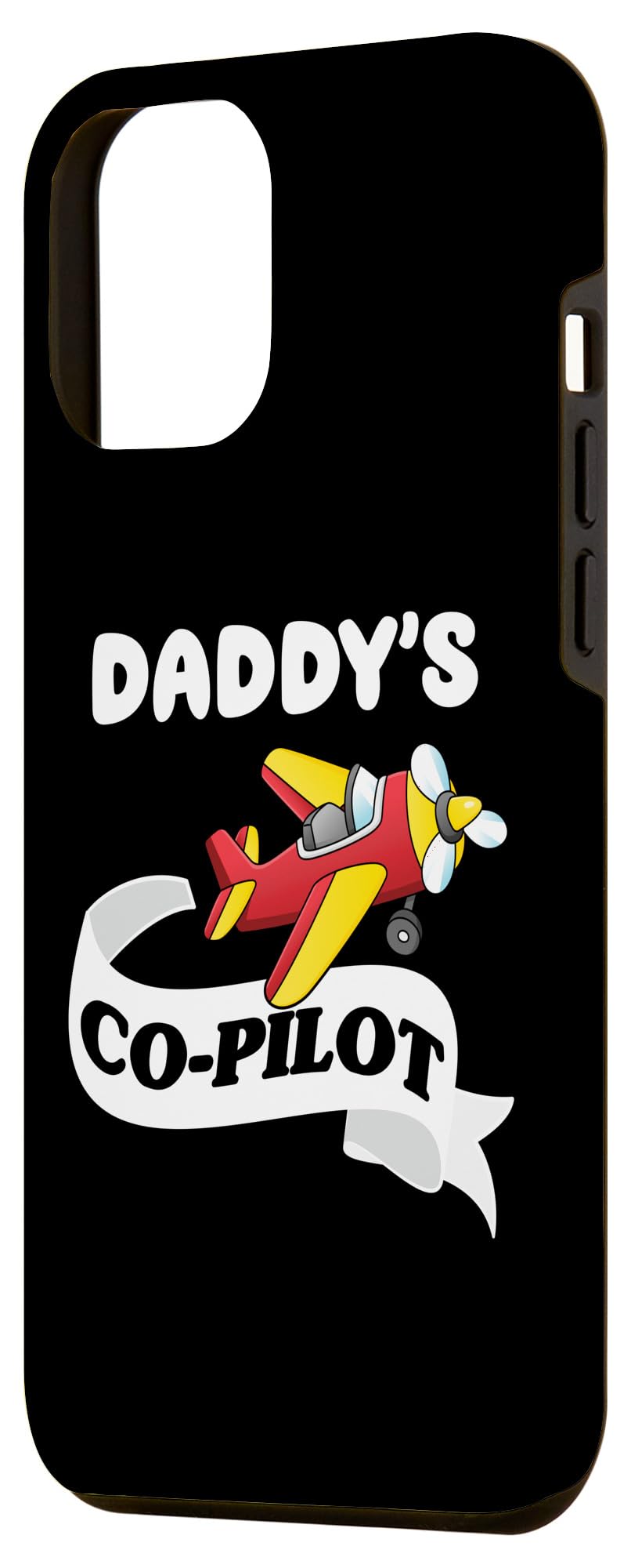iPhone 13 Pro Max Kids Airplane humor Future Pilot Training Daddy's CoPilot Case
