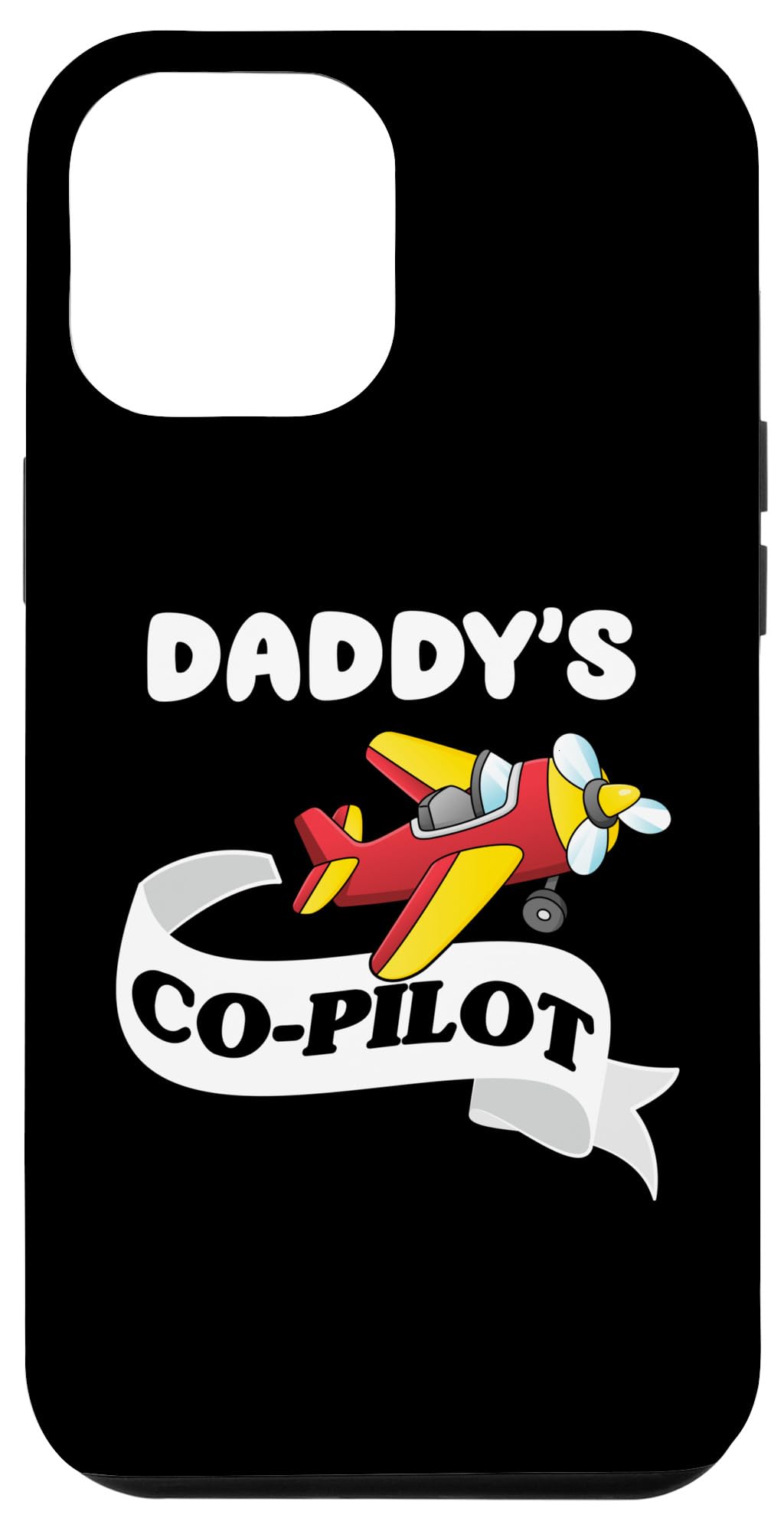 iPhone 13 Pro Max Kids Airplane humor Future Pilot Training Daddy's CoPilot Case