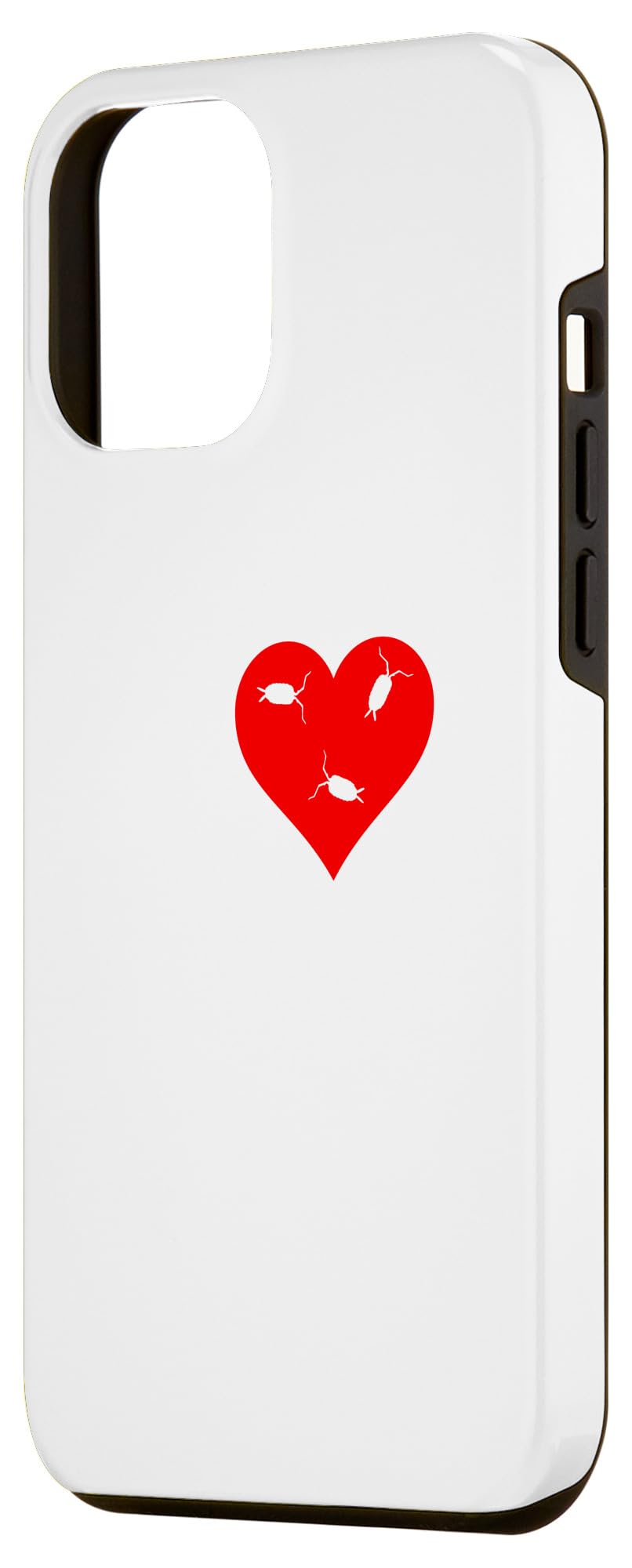 iPhone 13 Pro Max I Love Isopods, Woodlouse Woodlice Armadillidium White Case