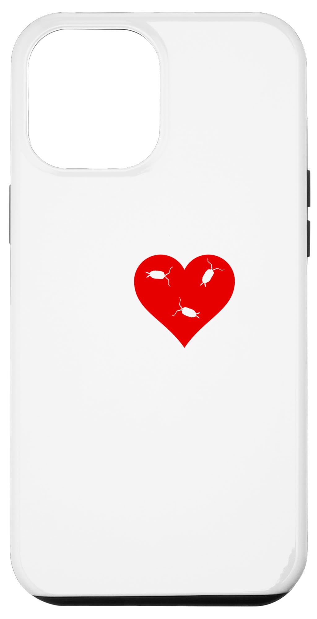 iPhone 13 Pro Max I Love Isopods, Woodlouse Woodlice Armadillidium White Case