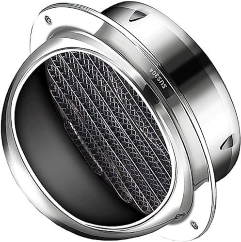 NANZU Louvered Grille Cover, Dryer Vent Cover, Louvered Vent Hood, 45° Slanted Blinds, It Can Be Used As Water Heater Outlet Cap, Roof Outlet Pipe Rain Cap, Chimney Flue Cap (Size : 150mm)