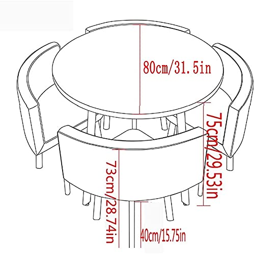 Office Reception Round Table- Conference Reception Room Coffee Table with Chair, Nordic Reception Desk and Chair Combination Hotel Tables and Chairs Simple Square 80cm Desktop Restaurant Tables and Ch